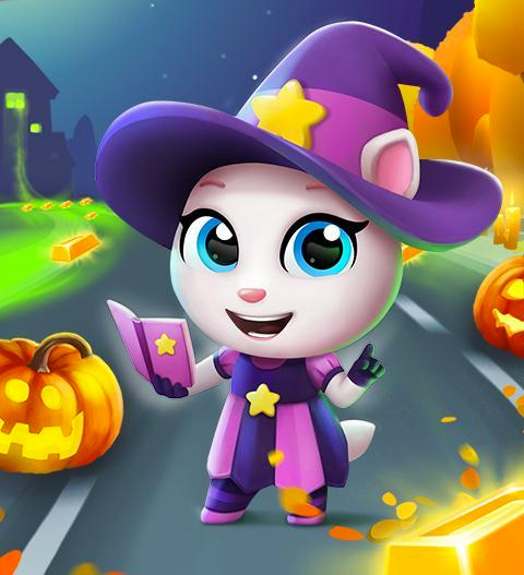 My Talking Angela Or Talking Tom Candy Run？